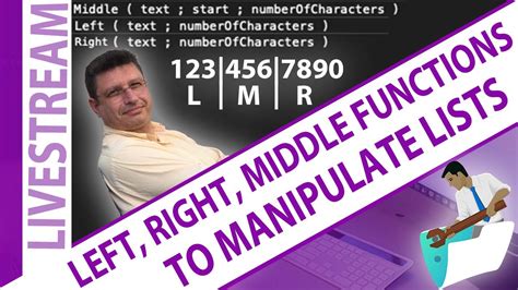 Filemaker Left Right Middle Functions To Manipulate Lists With
