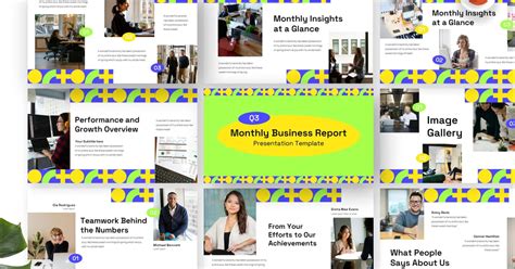 Monthly Business Report Presentation Powerpoint Incl Analysis And Profit