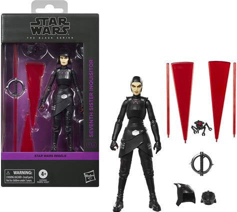 Star Wars Rebels Black Series Seventh Sister Inquisitor Action