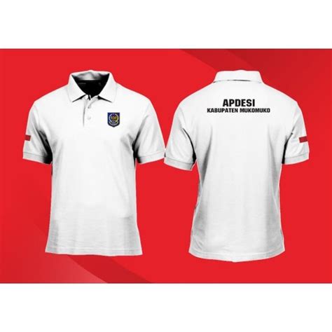 Jual Kaos Polo Shirt Baju Kerah Distro APDESI Kades Desa Polos Custom Ormas Di Lapak Con Jersey