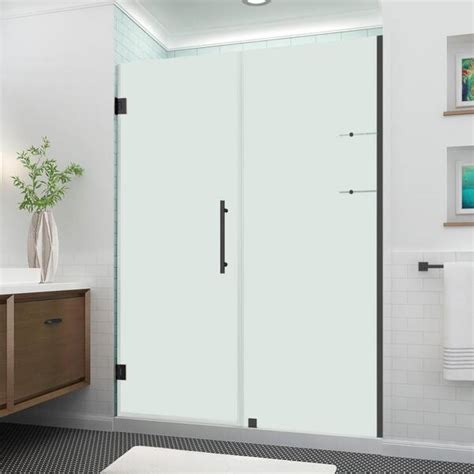 Aston Belmore Gs 61 25 To 62 25 X 72 Frameless Hinged Shower Door With