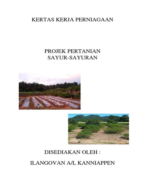 Kertas Kerja Perniagaan Ilangovan Pdf