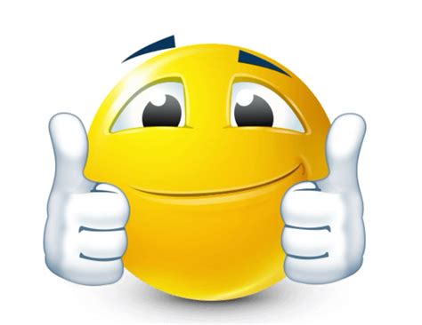 Yellow Emoji Thumbs Up