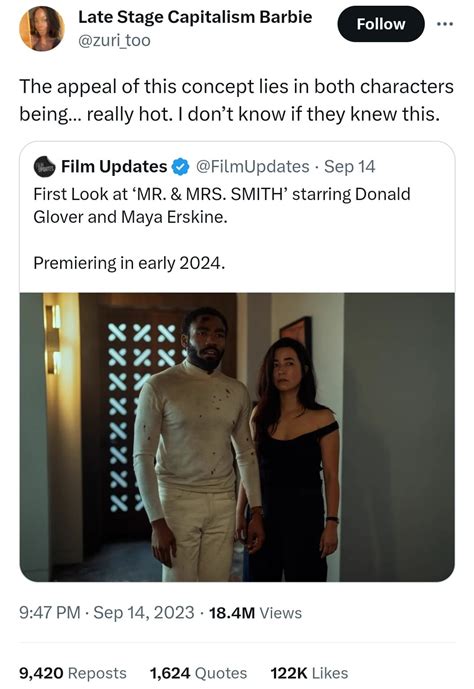 People Are Complaining That The New Mr And Mrs Smith Are Not Hot Enough