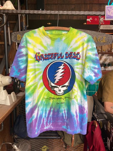 Grateful Dead Tie Dye T Shirt Davide Vintage Storage