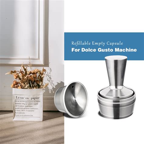 Stainless Steel Refillable Nescafe Dolce Gusto Capsules Reusable Dolce Gusto Metal Capsula Use