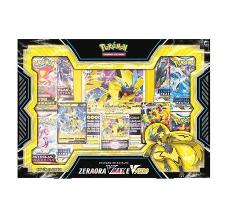 Coleção De Batalha Pokémon Zeraora Vmax E V Astro Copag Deck De