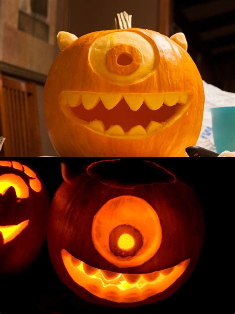 Printable Mike Wazowski Pumpkin Stencil Free Printable World Awaits