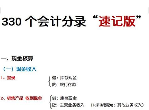 会计分录不好记？330个会计分录 速记版”，好记又好用，快收藏 知乎
