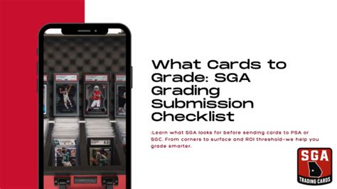 Sga Grading Submission Checklist For Psa Sgc