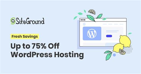 75 Off Web Hosting With Siteground About Now Ltd