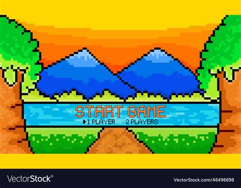 8 Bit Game Background