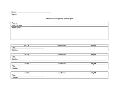 Annotated Bibliography Templatedocx