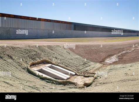 Recently Constructed Panels At The Trump Border Wall System Project