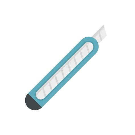 Premium Vector Cutter Danger Icon Flat Illustration Of Cutter Danger