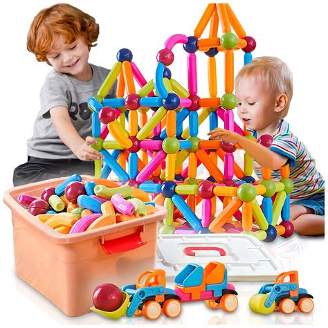 DUŻE KLOCKI MAGNETYCZNE KONSTRUKCYJNE EDUKACYJNE STICKS PATYCZKI XXL