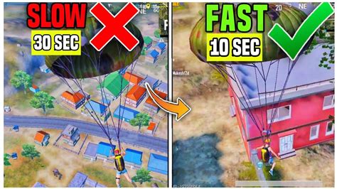 😱 How To Land Faster In Pubg Mobile Like A Pro Player Best Tips For