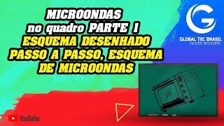 MICROONDAS No Quadro PARTE 1 ESQUEMA DESENHADO PASSO A Doovi