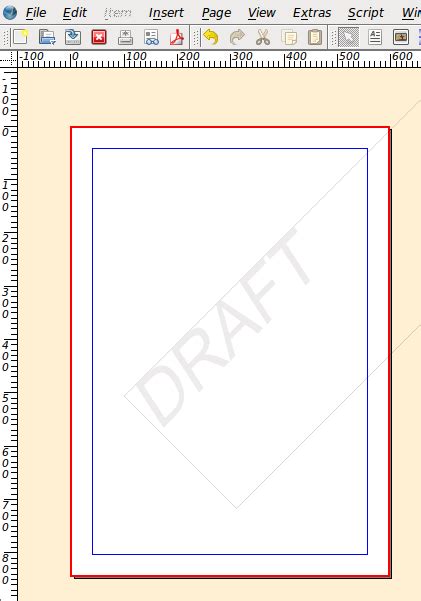 Adding DRAFT To A Document Scribus Wiki
