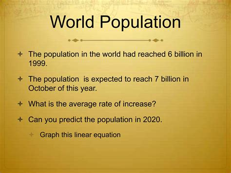 Notes 1 3 Pre Calc Graphing Linear Equations PPT