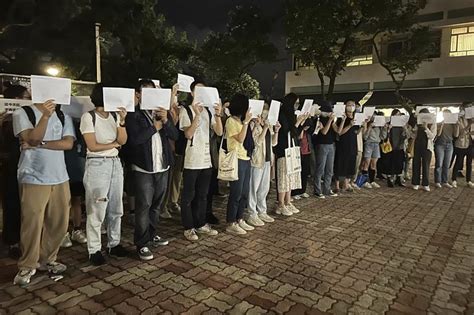 China Virus Protests Hit Hong Kong After Mainland Rallies Region