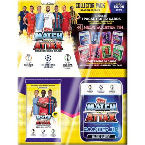 2022 23 Topps Match Attax Uefa Champions League Cards Box Mega Starter