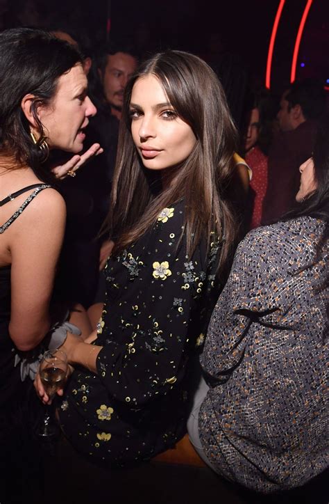 Emily Ratajkowski At Miu Miu After Party In Paris Hawtcelebs