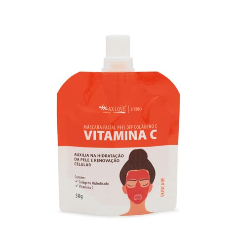 Máscara Facial Peel Off Vitamina C Max Love Celia Junior