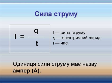Сила струму Одиниця сили струму Вимірювання сили струму Online
