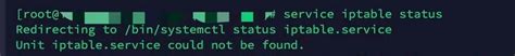 Centos8 运行service iptables status 时报错 Aqufish 博客园