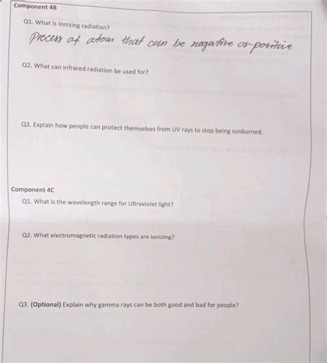 Component 4B Q1 What Is Ionizing Radiation StudyX