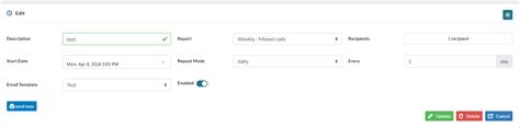 Scheduled Reports Not Wokring Sonata Stats Issues VitalPBX Community