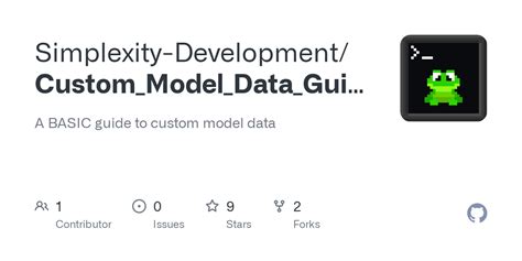 Github Simplexity Developmentcustommodeldataguide A Basic Guide