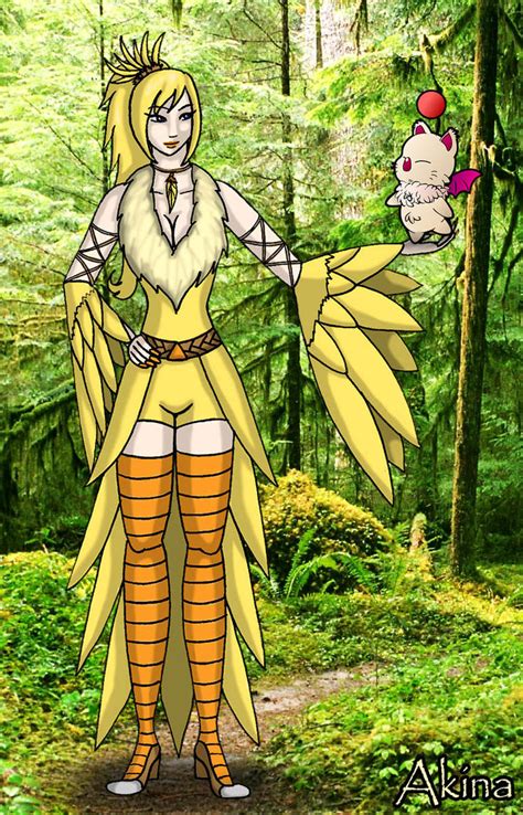 Chocobo Girl Final Fantasy By Akina01 On Deviantart