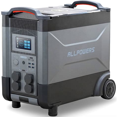 Портативная Зарядная Станция Allpowers R4000 3600wh 4000w Portable Power Station Lifepo4 ‎ap Ss
