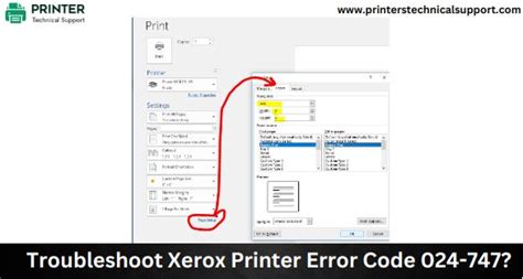 How To Fix Xerox Printer Error Code 024 747