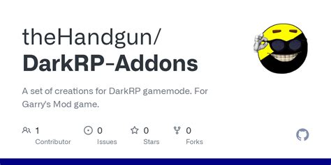 GitHub TheHandgun DarkRP Addons A Set Of Creations For DarkRP Gamemode For Garry S Mod Game