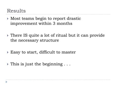 The Scrum Framework Ppt