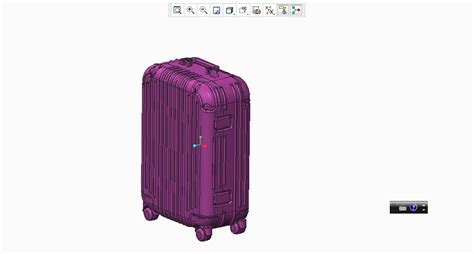 行李箱 Proe Creo2 0 模型图纸下载 懒石网