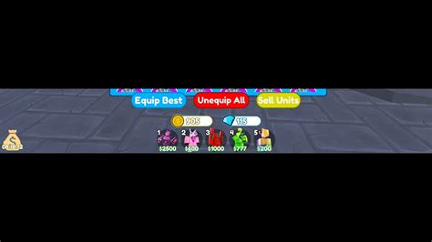 Equip Best Units Challengeroblox Ttd Youtube