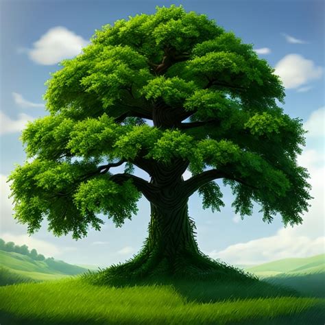 Premium Ai Image Big Tree Model Idea For Game