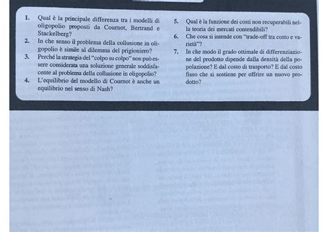 Domande Microeconomia Docsity