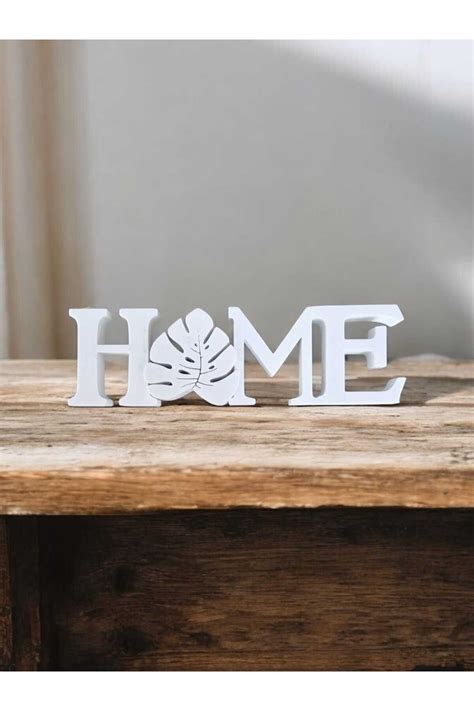 Home Yazılı Masa Üstü Biblo Dekor Tv Ünitesi Konsol Vitrin Masa
