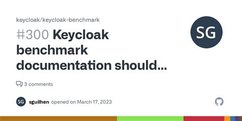 Keycloak Benchmark Documentation Should Mention The Kvm2 Setup · Issue 300 · Keycloakkeycloak