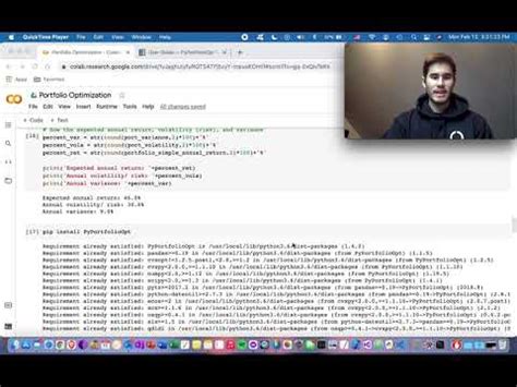 Portfolio Optimization Using Python YouTube