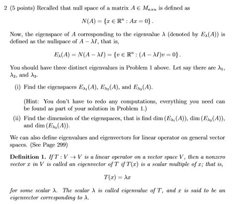 solved 1 5 points given that a 1 210 2 0 1 i find the