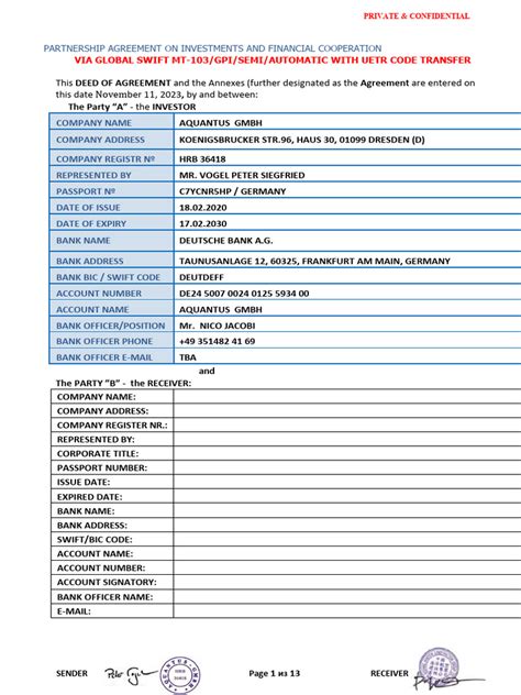 Doa Gpi Semi Auto Uetr Aqts Oceanic 500b Pdf Money Business