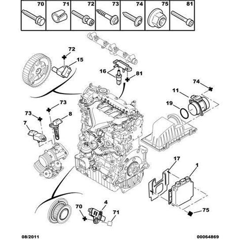 Citroen C5 2008 2021 Diesel Engine Speed Sensor 1920 Gj Citroen Direct Parts