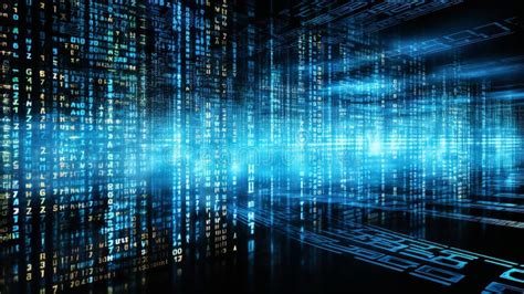 Neon Glowing Cubes Beautiful Abstract Background A Futuristic Technology Data Ai And