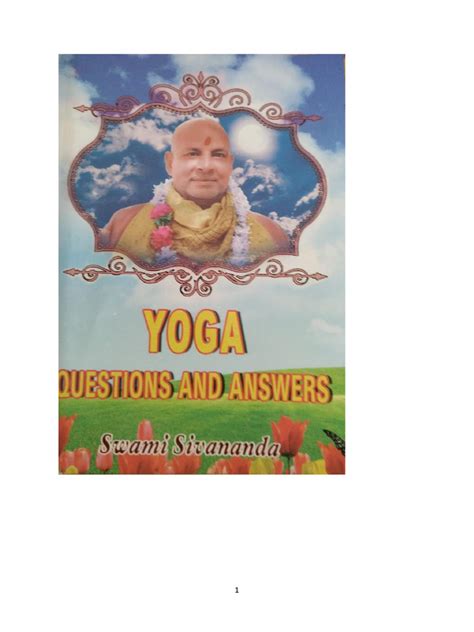 Yoga Questions And Answers By Hh Sri Swami Sivananda Pdf